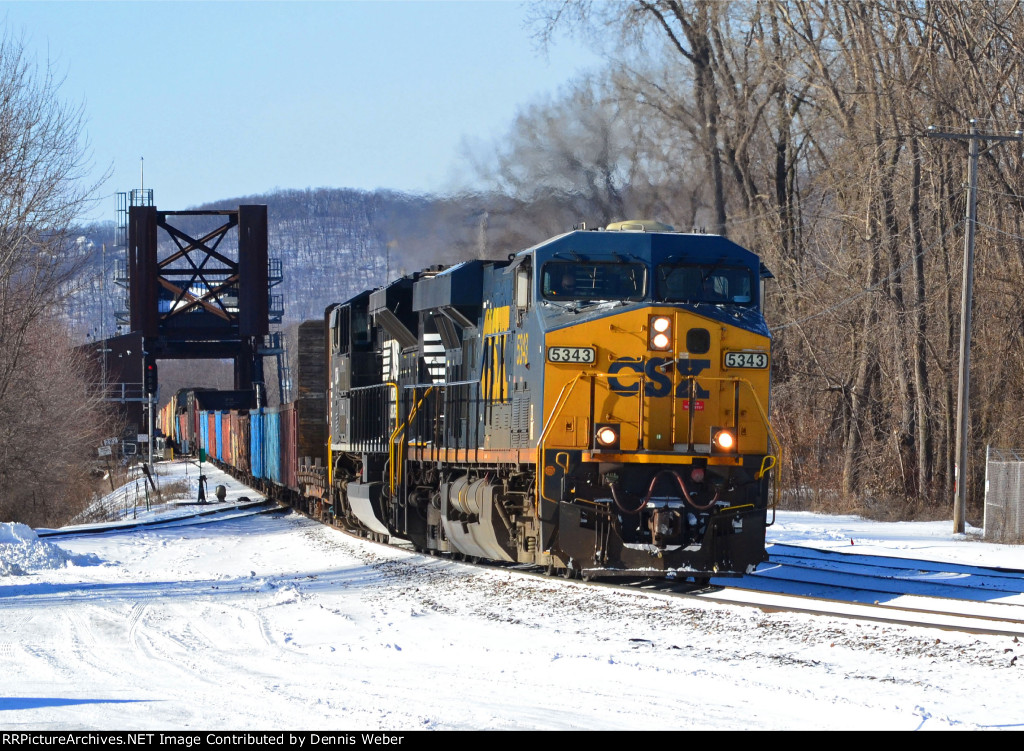 CSX 5343, CP's Tomah Sub.